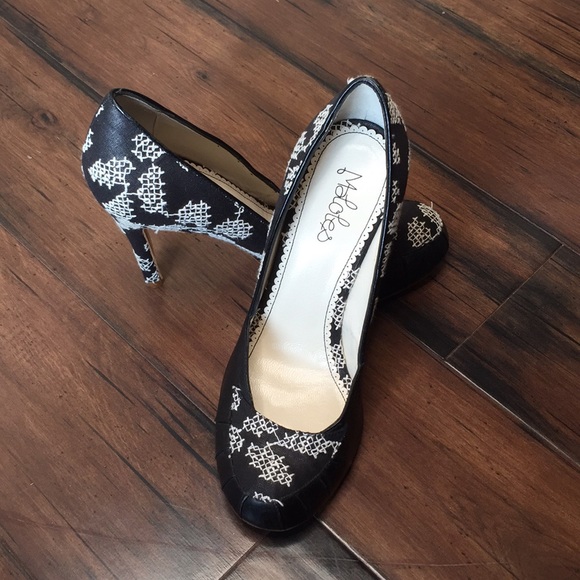 maloles | Shoes | Maloles Black And White Heels Size 37 | Poshmark